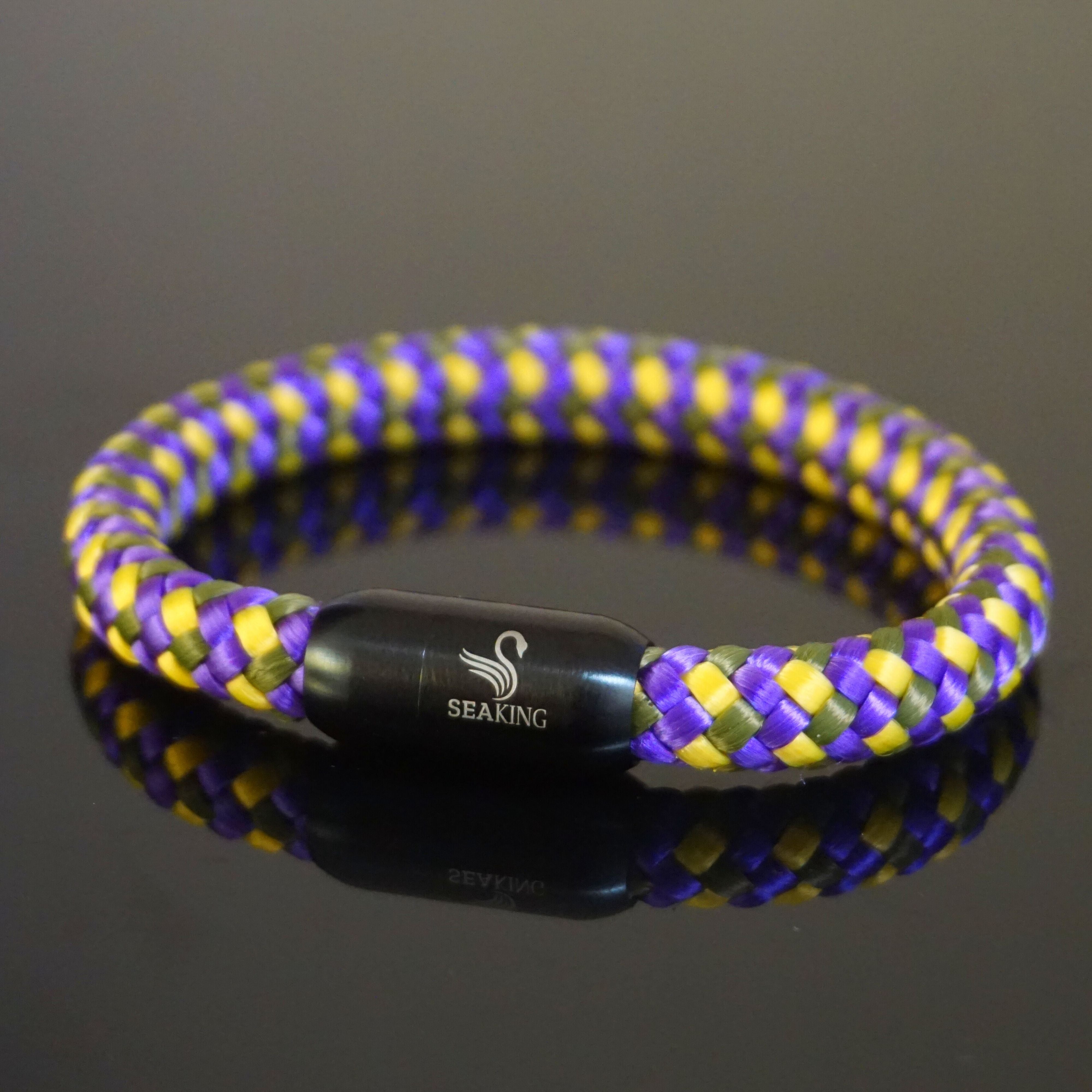 Wörthersee Bianca 8mm – Helles Segeltau-Armband | SeaKing