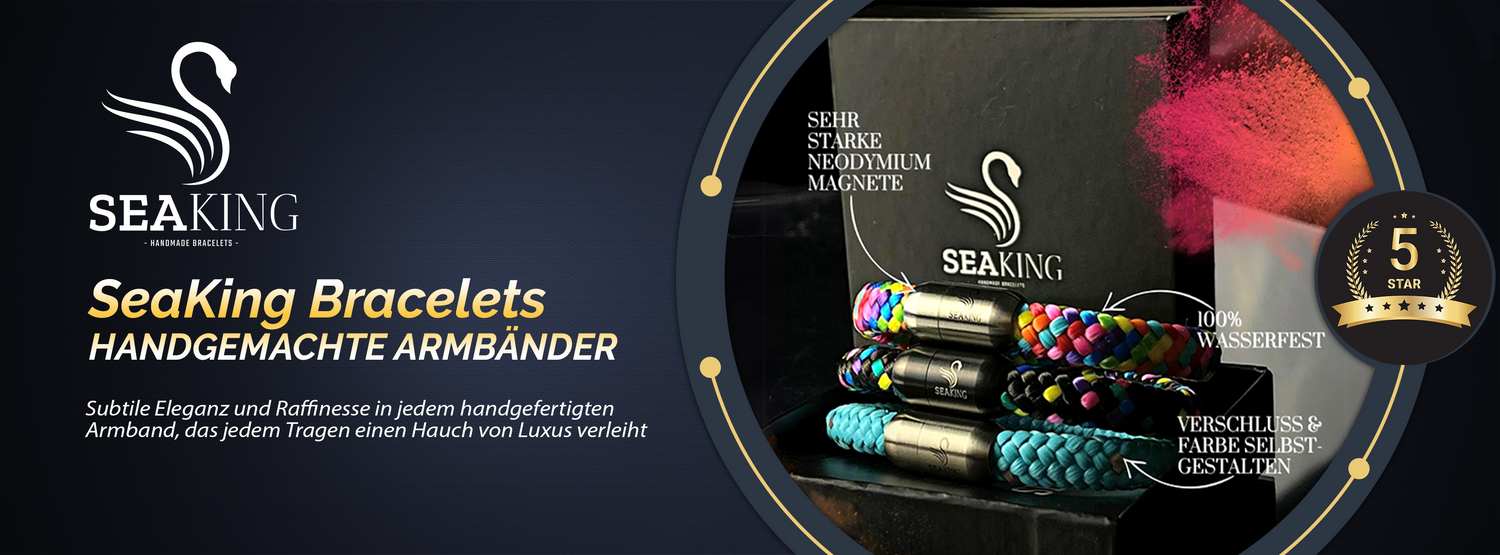 Analog Armbänder aus Segeltau und Edelstahl | SEAKING Bracelets